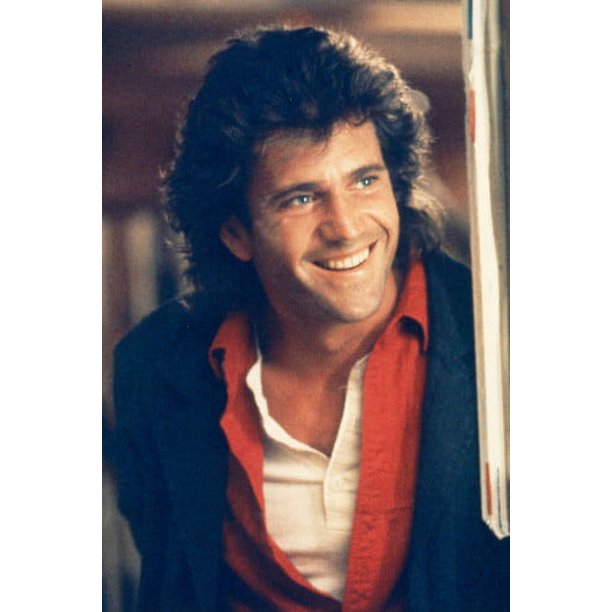Mel Gibson as Martin Riggs in Lethal Weapon 24x36 Poster Smiling Red ...