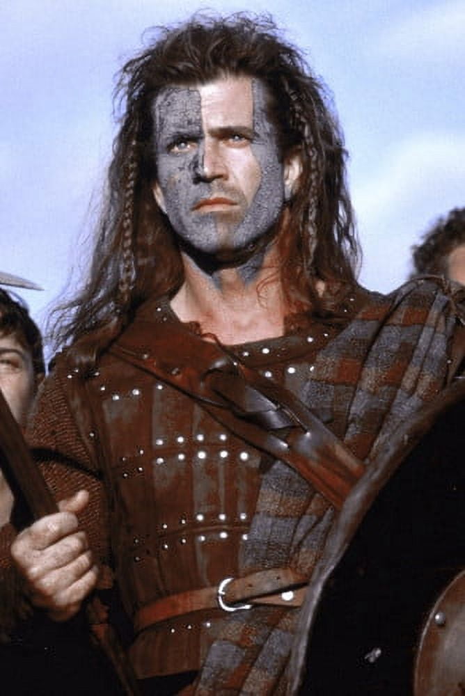 Mel Gibson in War Paint Braveheart Color 24x36 Poster - Walmart.com