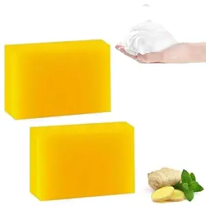 Melaglow Brightening Soap,Deep Cleansing Turmeric Soap,Lemon Turmeric ...