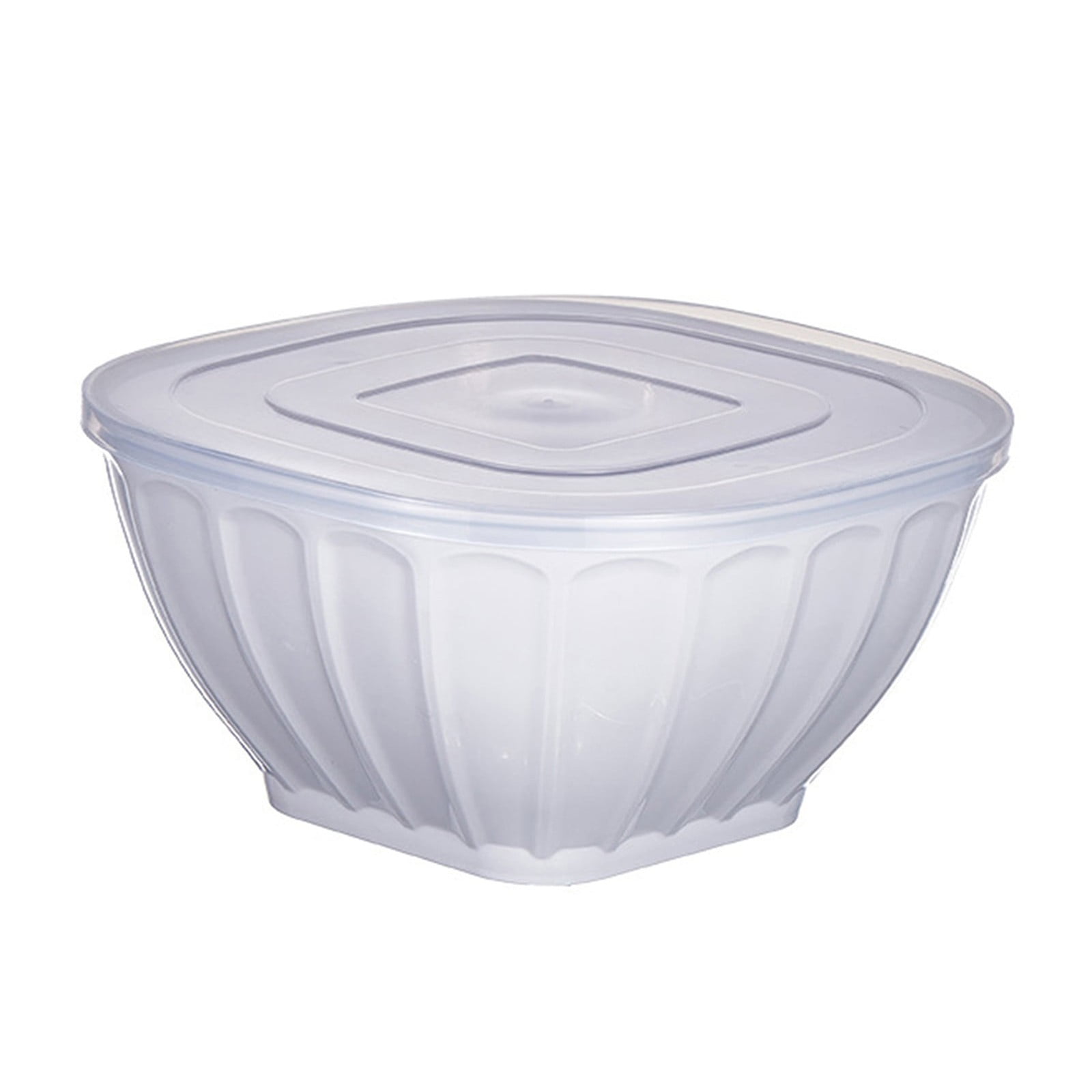Melamine Bowls with Lids, Yoaney Stackable Square Plastic Bowl with Lid ...