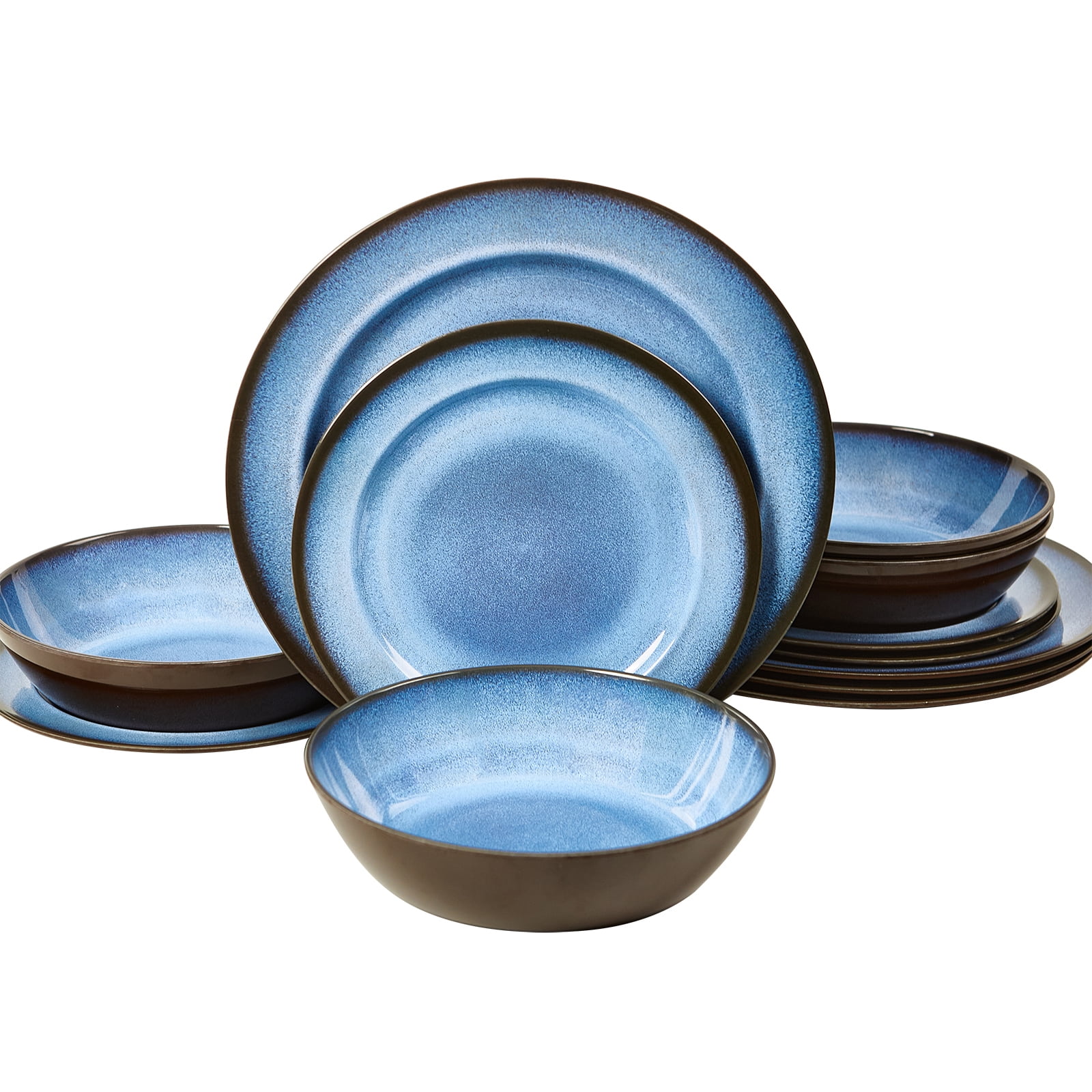 Melamine Dinner Plate Plastic Outdoor Butter Plates Set Lightweight ...