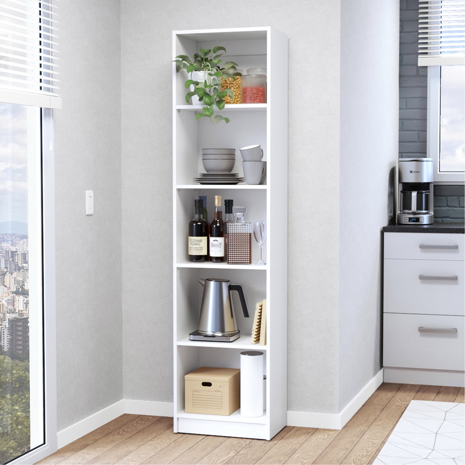Melamine Filled Bookcase+Easy Assembly”-“Room Setup+Stress-Free ...