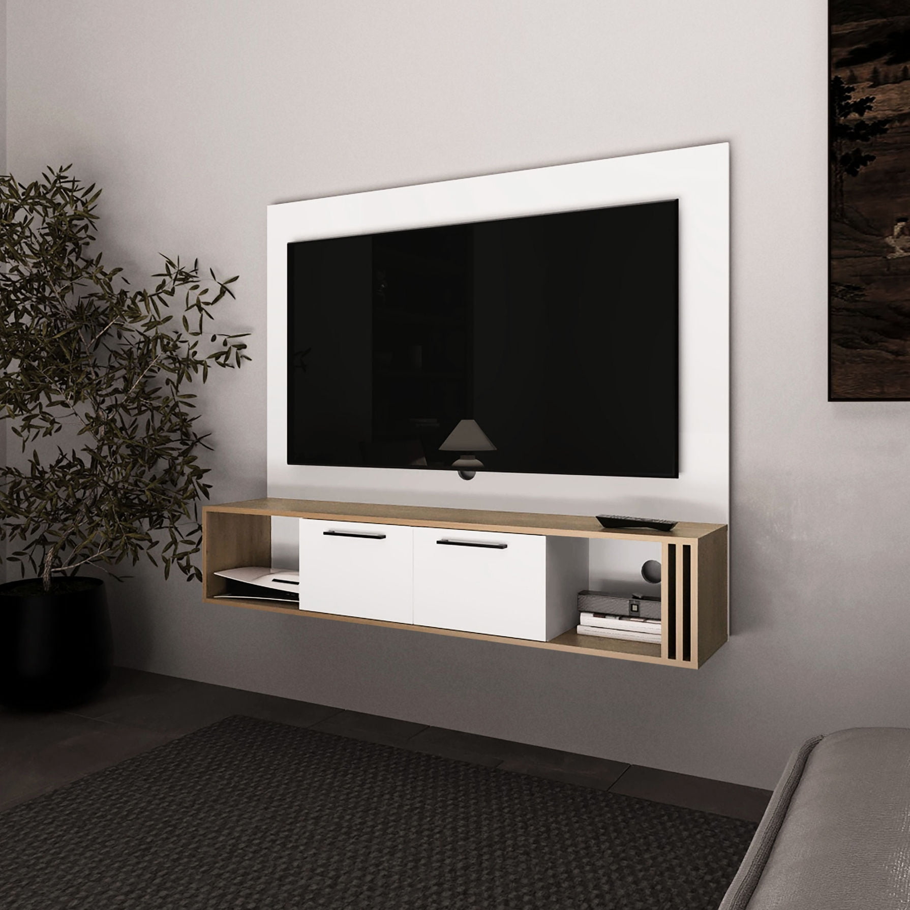 Melamine Filler & Cable Management - Protect the Entertainment Center ...