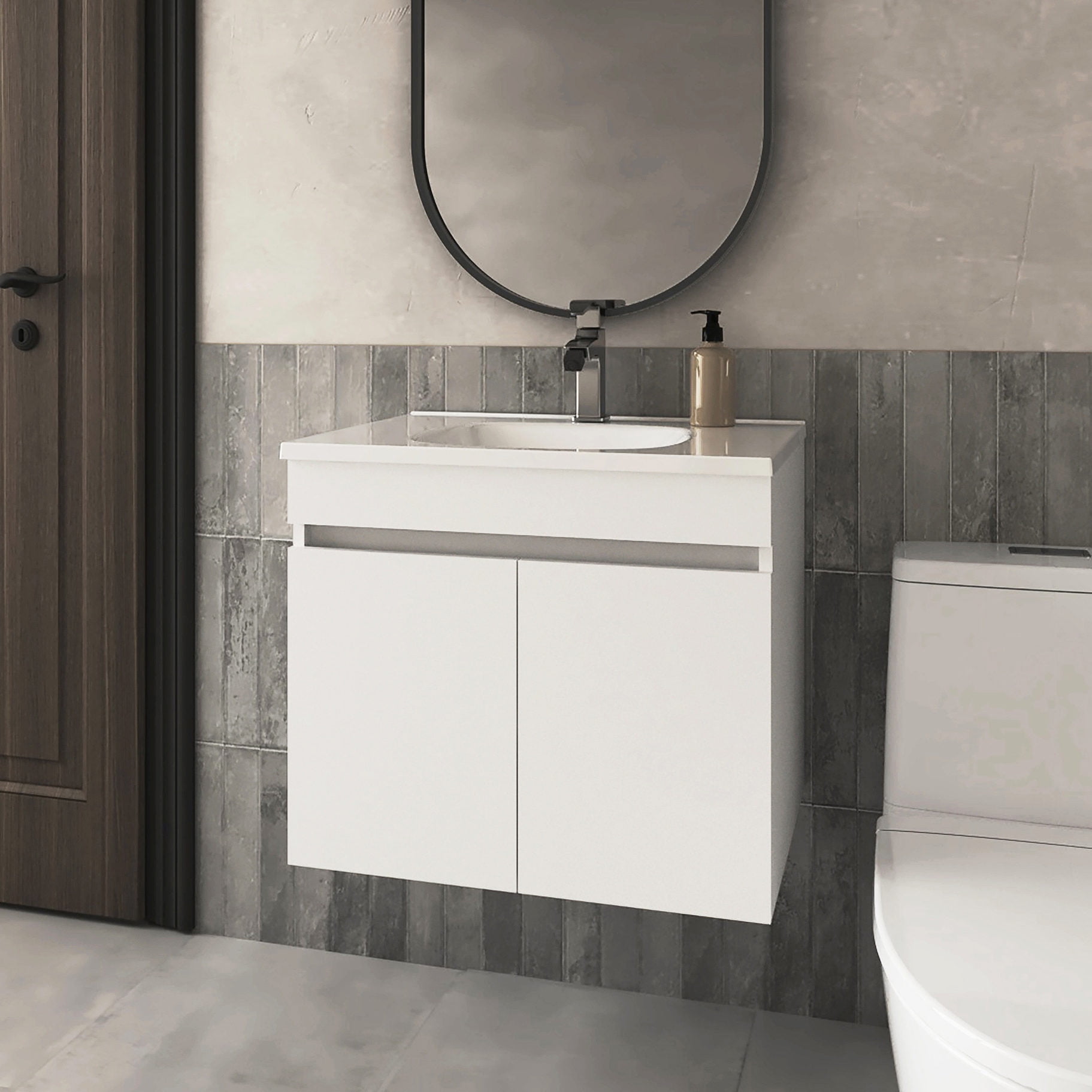 Melamine Filler - Two - Door Design - Bathroom Storage - Keep Things ...