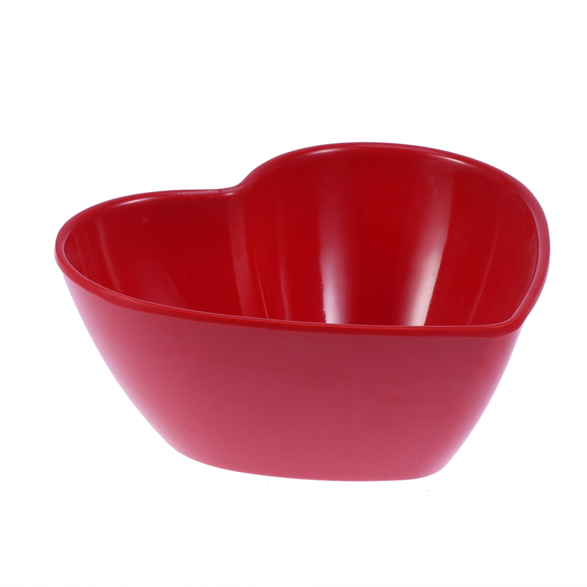 Heart Shaped Salad Bowl Small Rotating Pot Dish Bucket Imitation ...