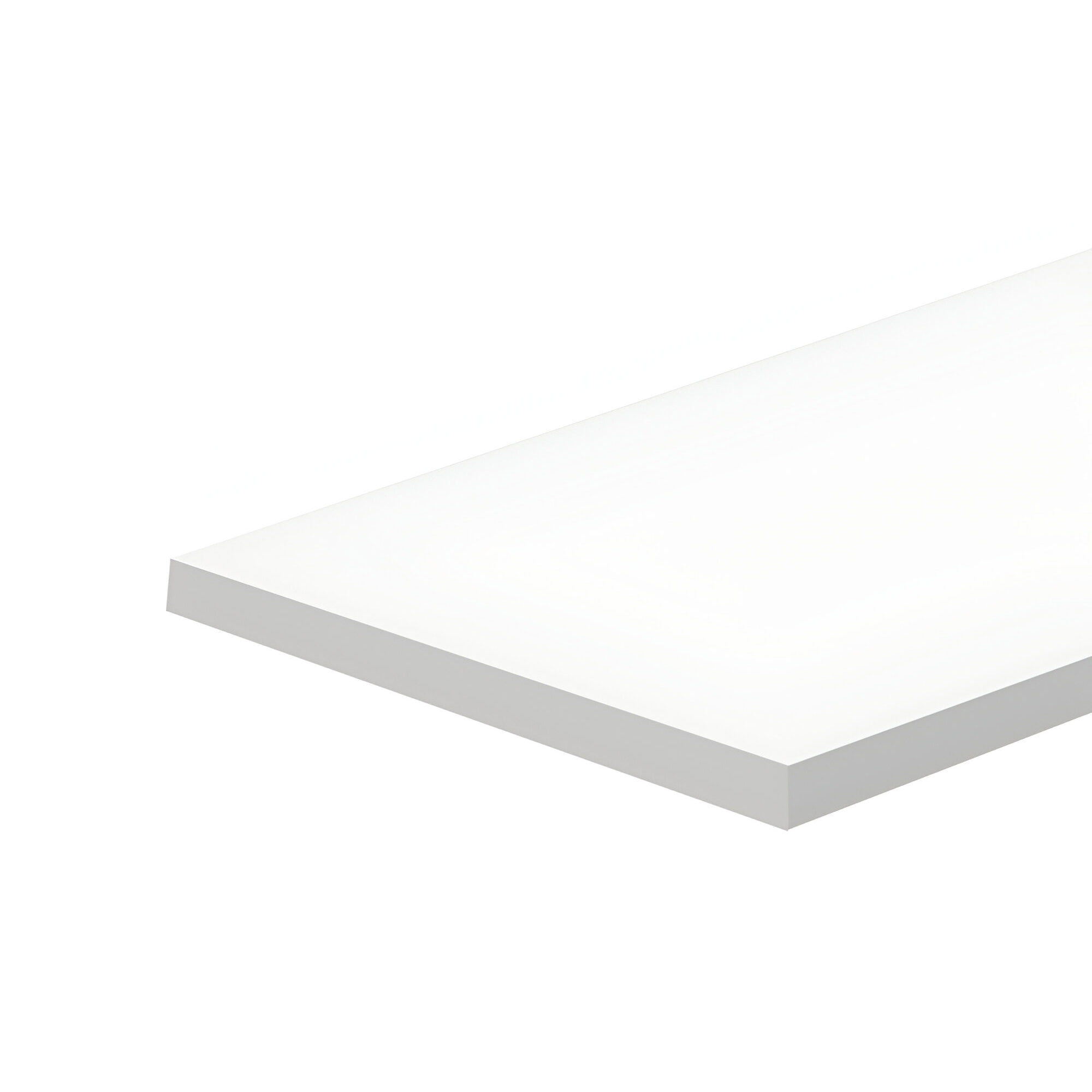 Melamine (MDF) Shelf 48″ Length, 12″ Depth, 3/4″ Thickness- White ...