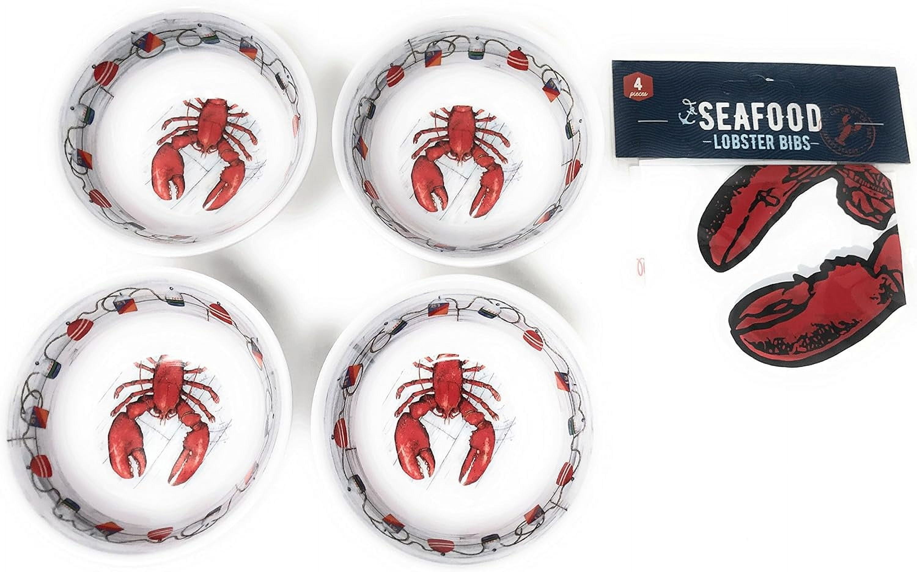 Melamine Nautical Buoys Butter Dishes and , Set of 4 - Walmart.com