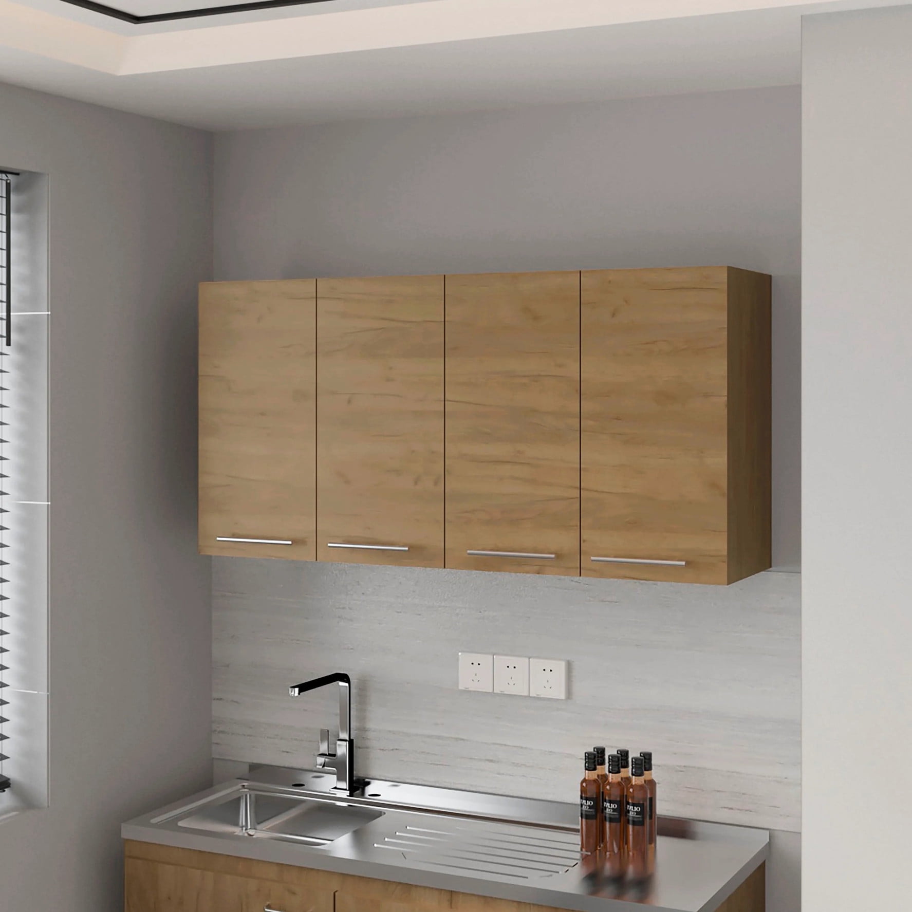 Melamine Particle Board - Two - Shelf and Four - Door Design - Primary ...
