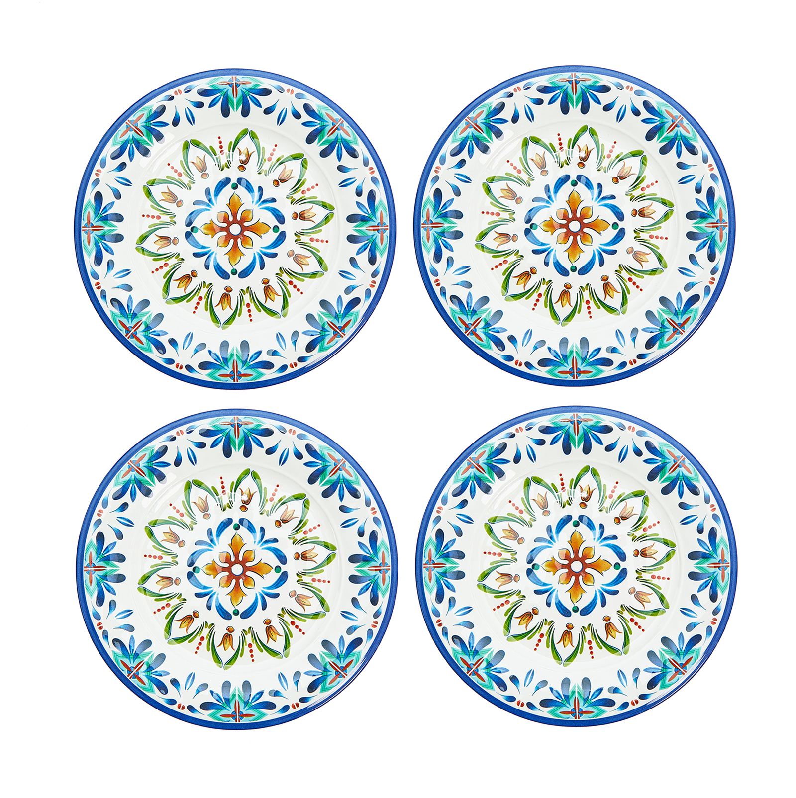 Melamine Dinner Plate Plastic Outdoor Butter Plates Set Lightweight ...