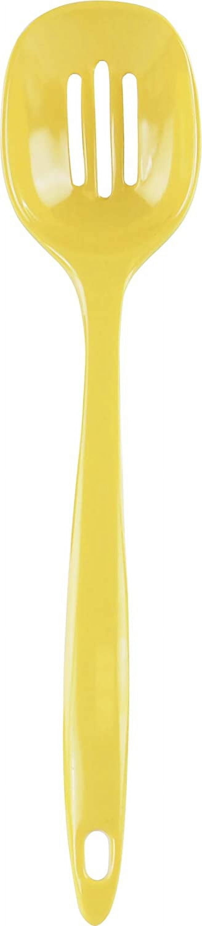 Melamine Slotted Spoon Kitchen Utensil, Utensil with Heat Ergonomic ...