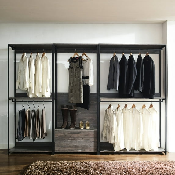 Melamine Walk-in Closet - Durable and Resistant to Damage - Walmart.com