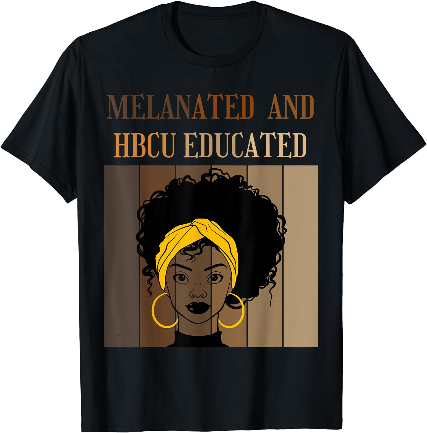 Melanated And HBCU Educated Historical Black Colleges T-Shirt - Walmart.com