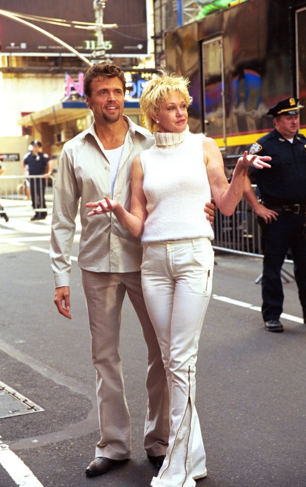 Melanie Griffith And Brent Barrett At Broadway On Broadway Ny 972003 By ...