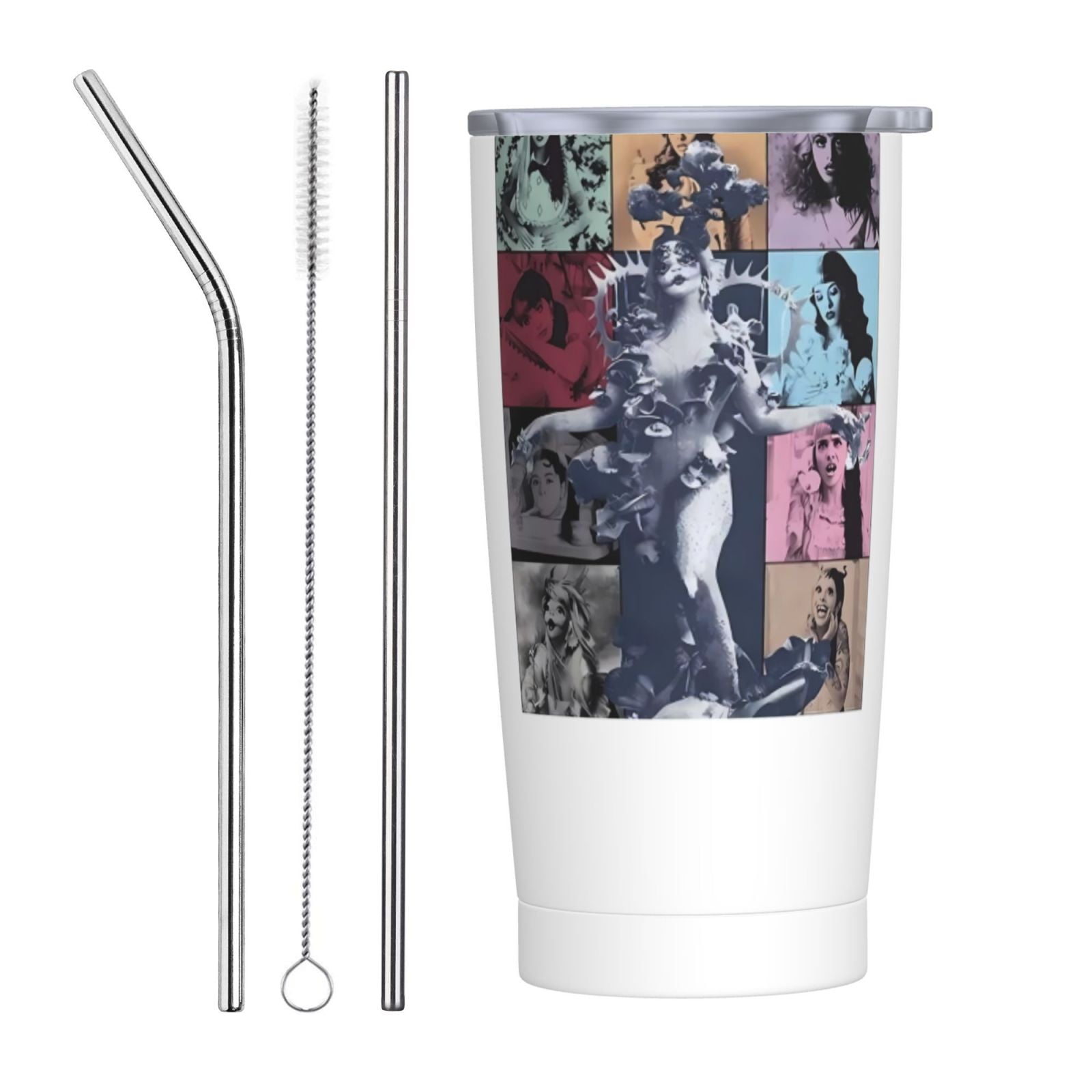 Melanie Martinez 20oz Tumbler with Lid and Straw,New Insulated Coffee ...