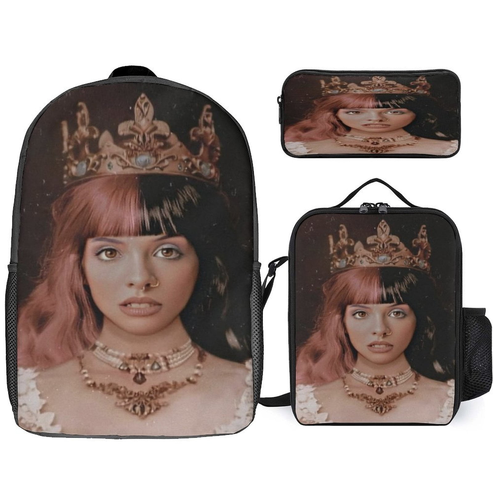 Melanie Martin-e Backpack 3PCS Backpack Set Lunch Box And Pencil Case ...