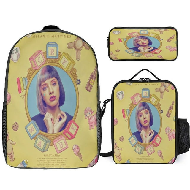 Melanie Martin-e Backpack 3PCS Backpack Set Lunch Box And Pencil Case ...
