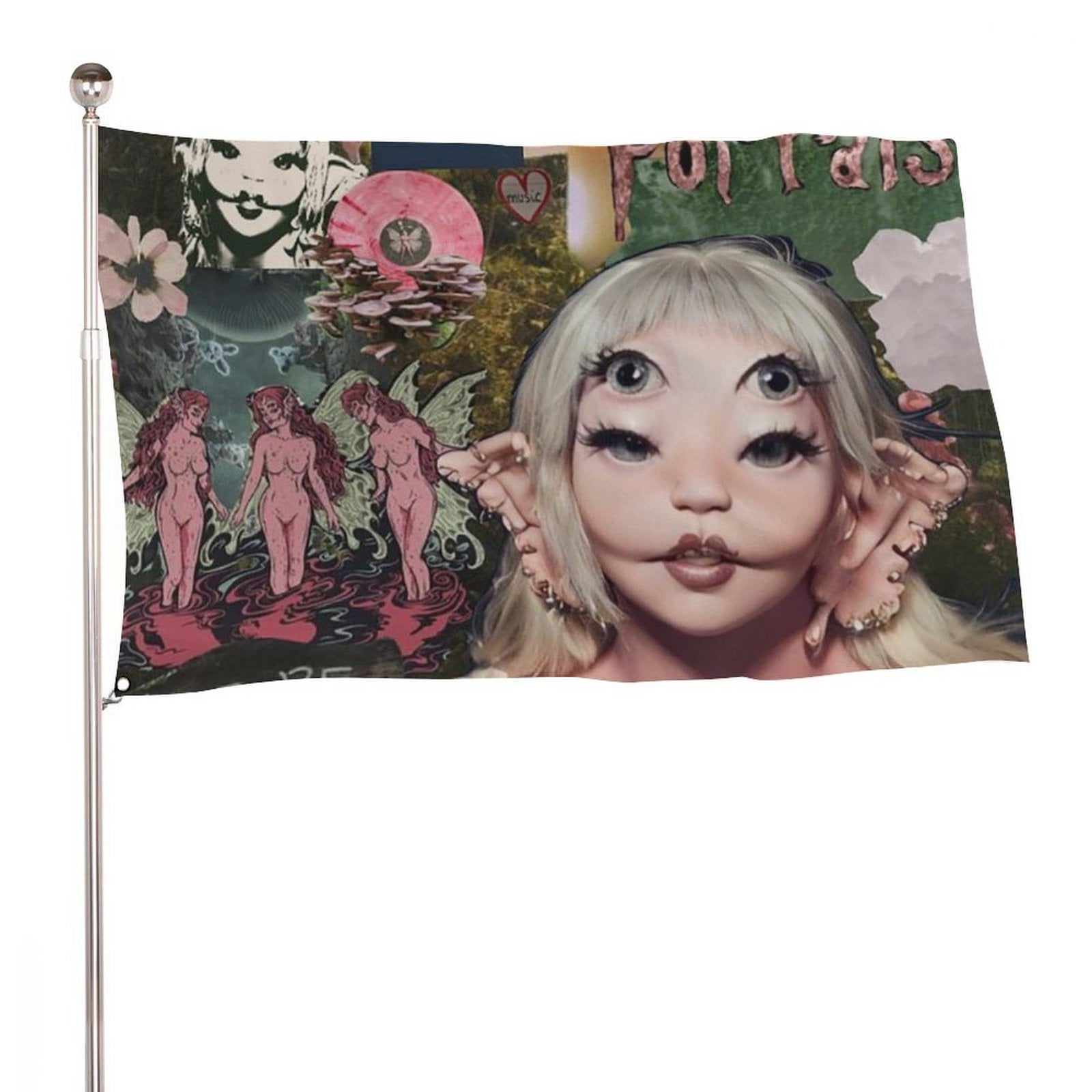 Melanie Martinez Garden Banner - House Outdoor Flag for Yard And Lawn ...
