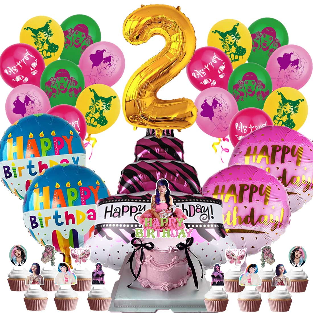 Melanie Martinez Party Supplies 2nd Decor Kit Balloons Birthday Cake ...