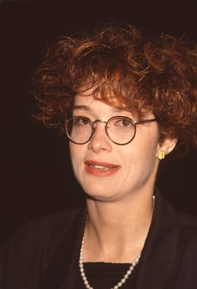 Melanie Mayron Closeup In Black Suit With Small Pearl Necklace Photo Print (8 x 10) - Item ...