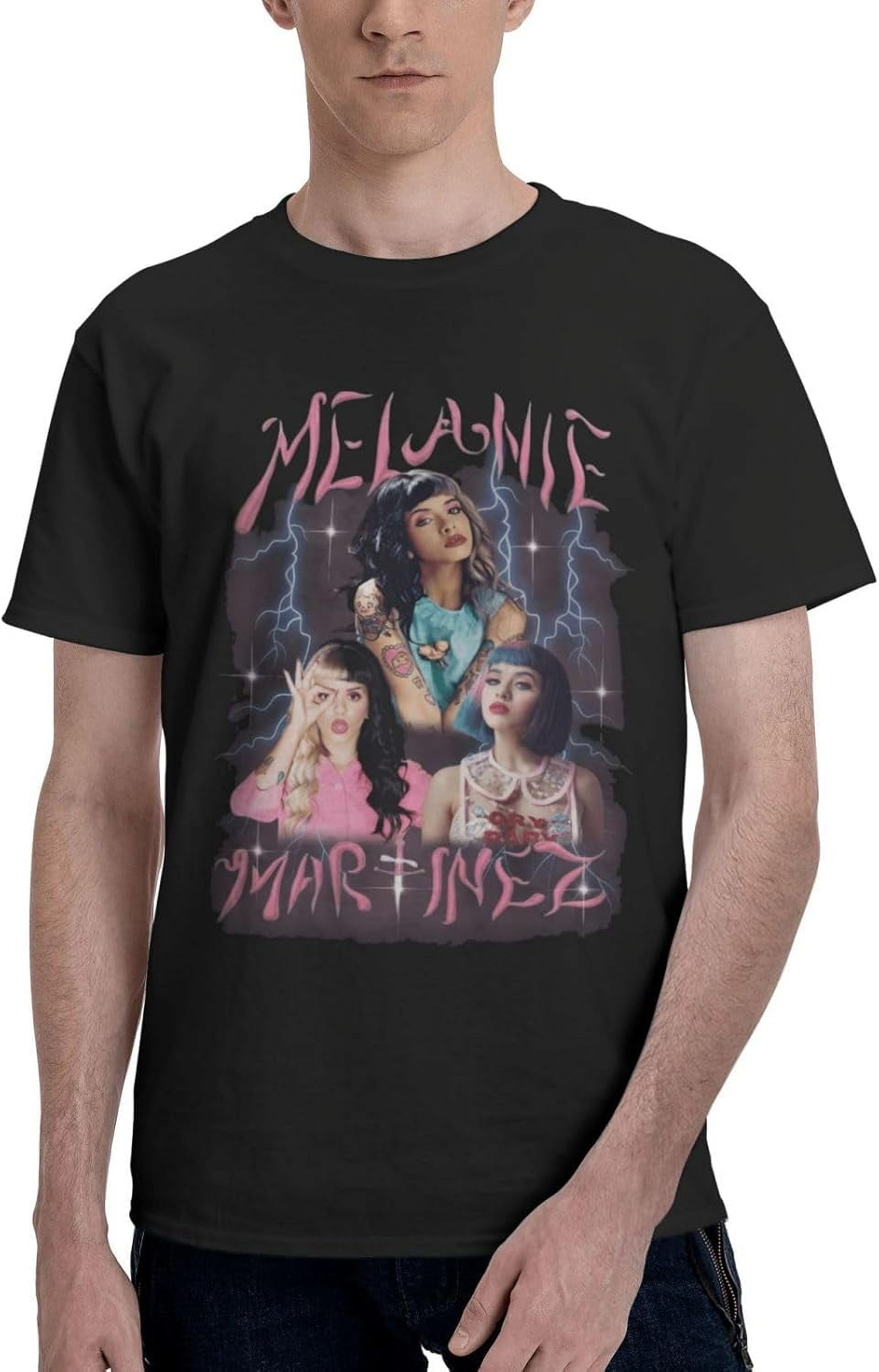 Melanie and Martinez Women's Men's Cotton Short Sleeve T Shirts 3D Printed Funny Basic Loose ...