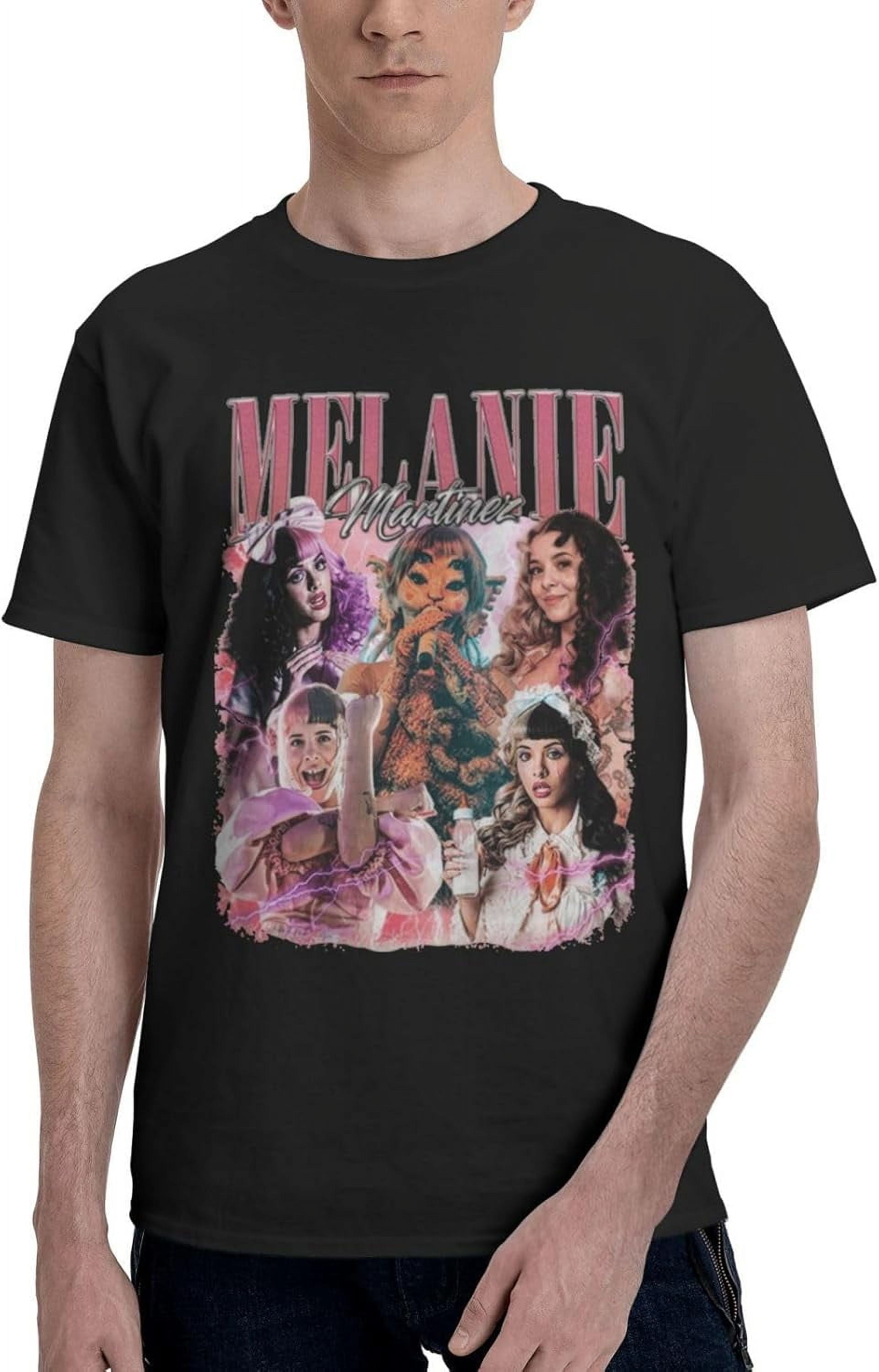 Melanie and Martinez Women's Mens Cotton Short Sleeve T-Shirts 3D Printed Novelty Basic Loose ...