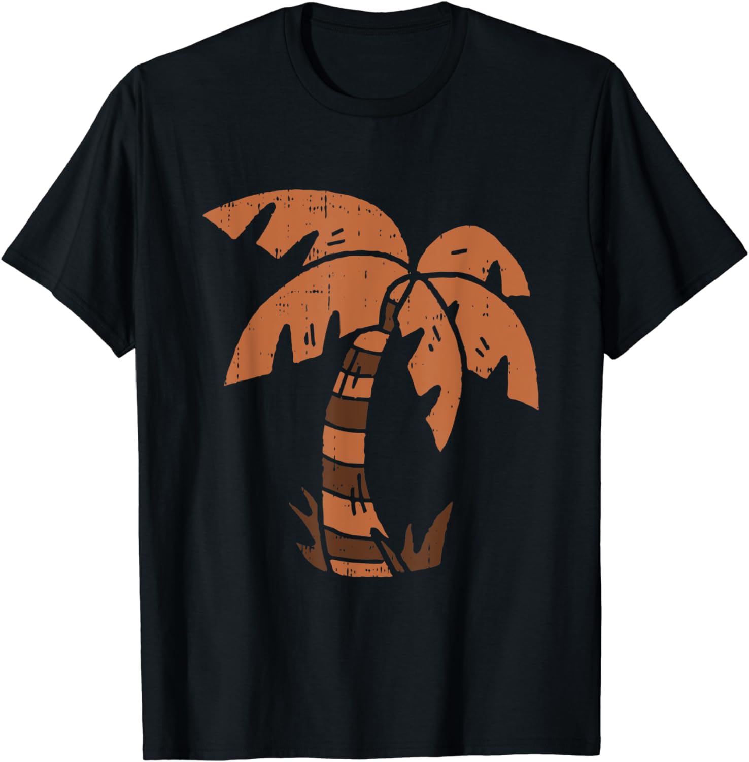 Melanin Coconut Tree Black History BLM Tropical Beach Lover T-Shirt ...