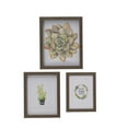 Melannco 3-Piece Photo Frame Set - 4x6, 5x7, 8x10 - Brown MDF - Walmart.com