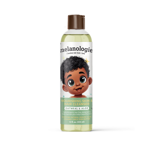 Melanologie Baby Cleanser with Oatmeal & Aloe for Skin & Hair - Walmart ...