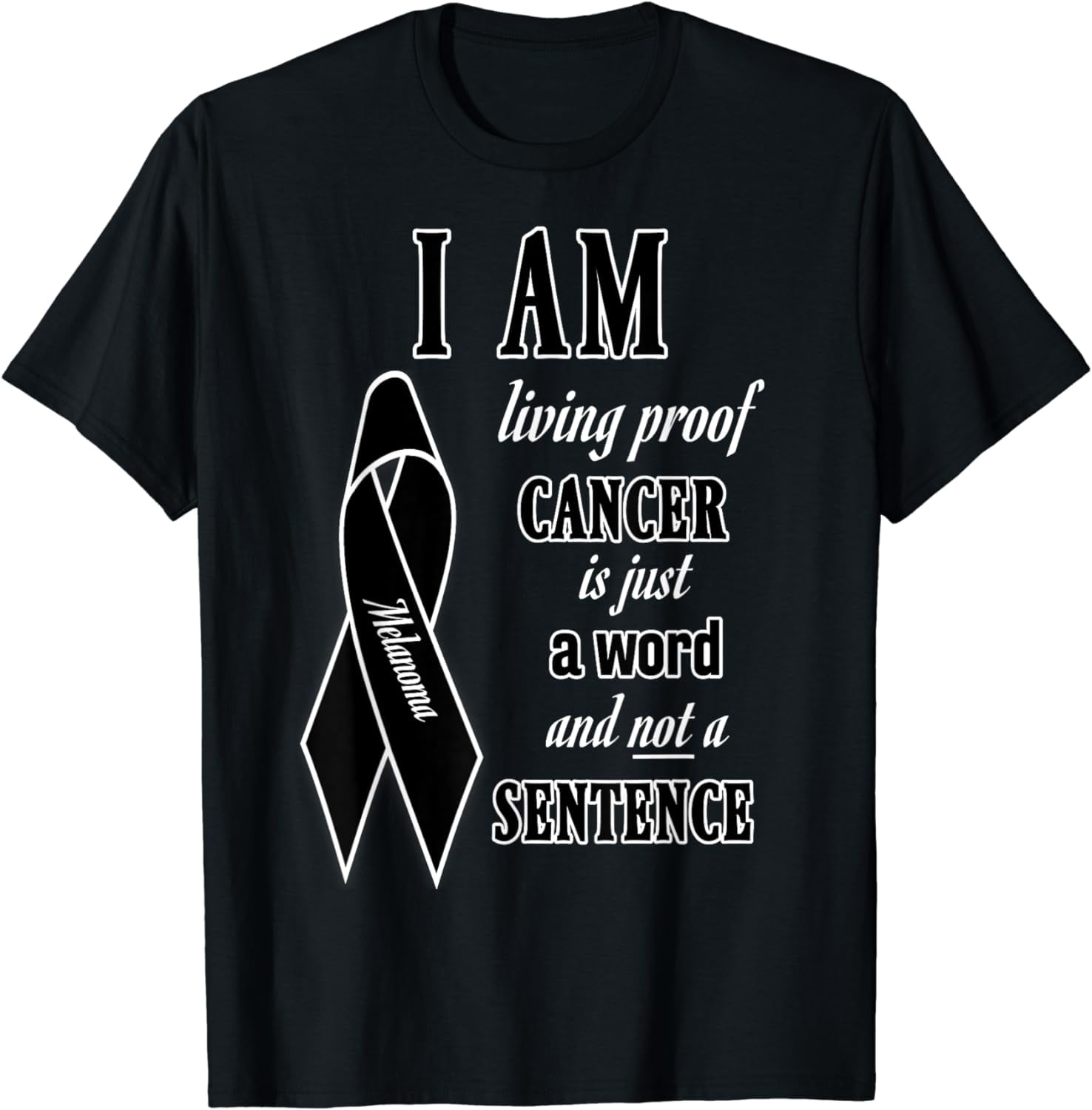 Melanoma/Skin Cancer Awareness Cotton T-Shirts (Survivor) - Walmart.com