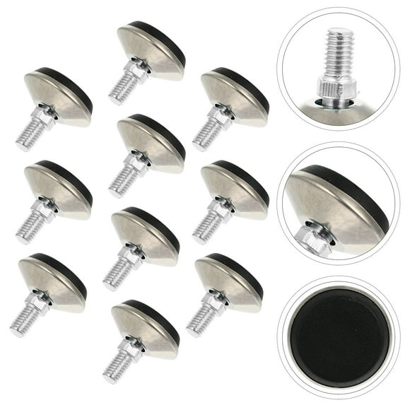 Melantax 10 Pack Adjustable Swivel Leveling Feet Adjustable Furniture ...