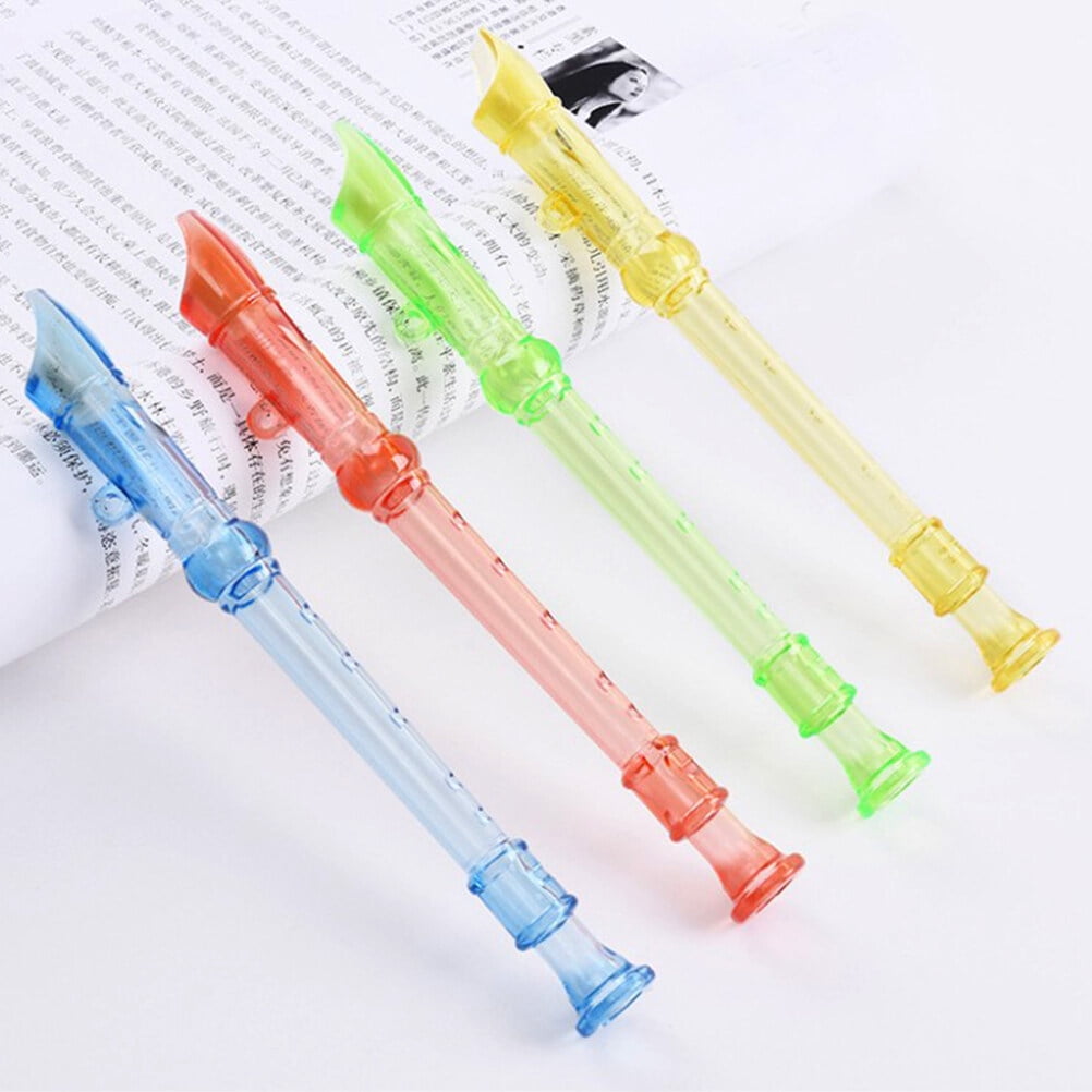 FOLOYORI Flute Kids Assorted Color for Early Education 12Pcs 5.5 x 0.6 ...