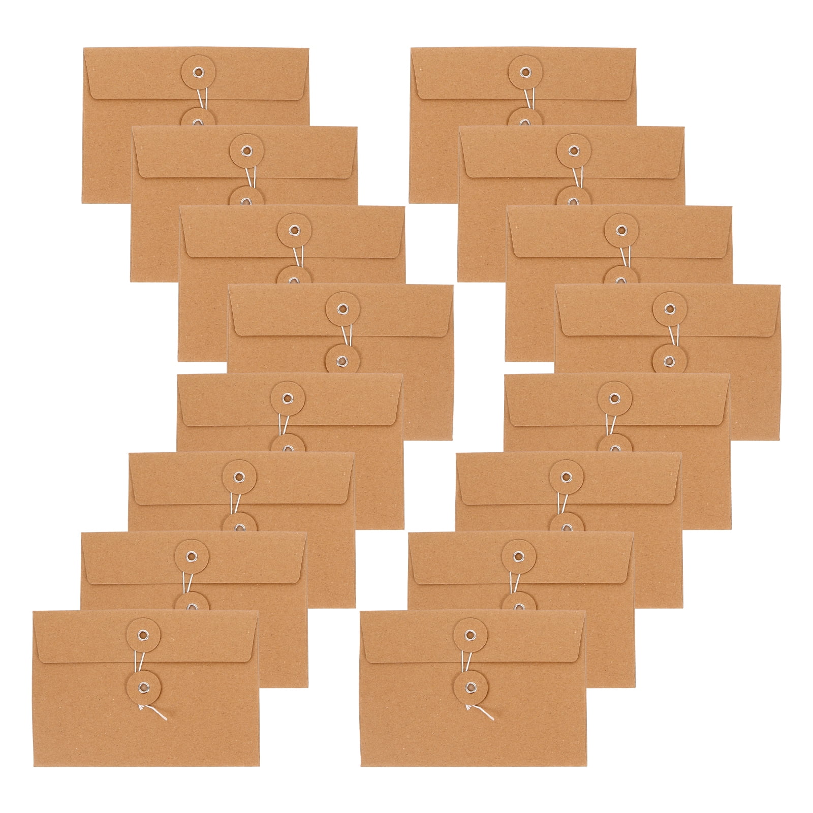 Melantax 20 Pack Vintage Kraft Paper Folder Organizer for Office ...