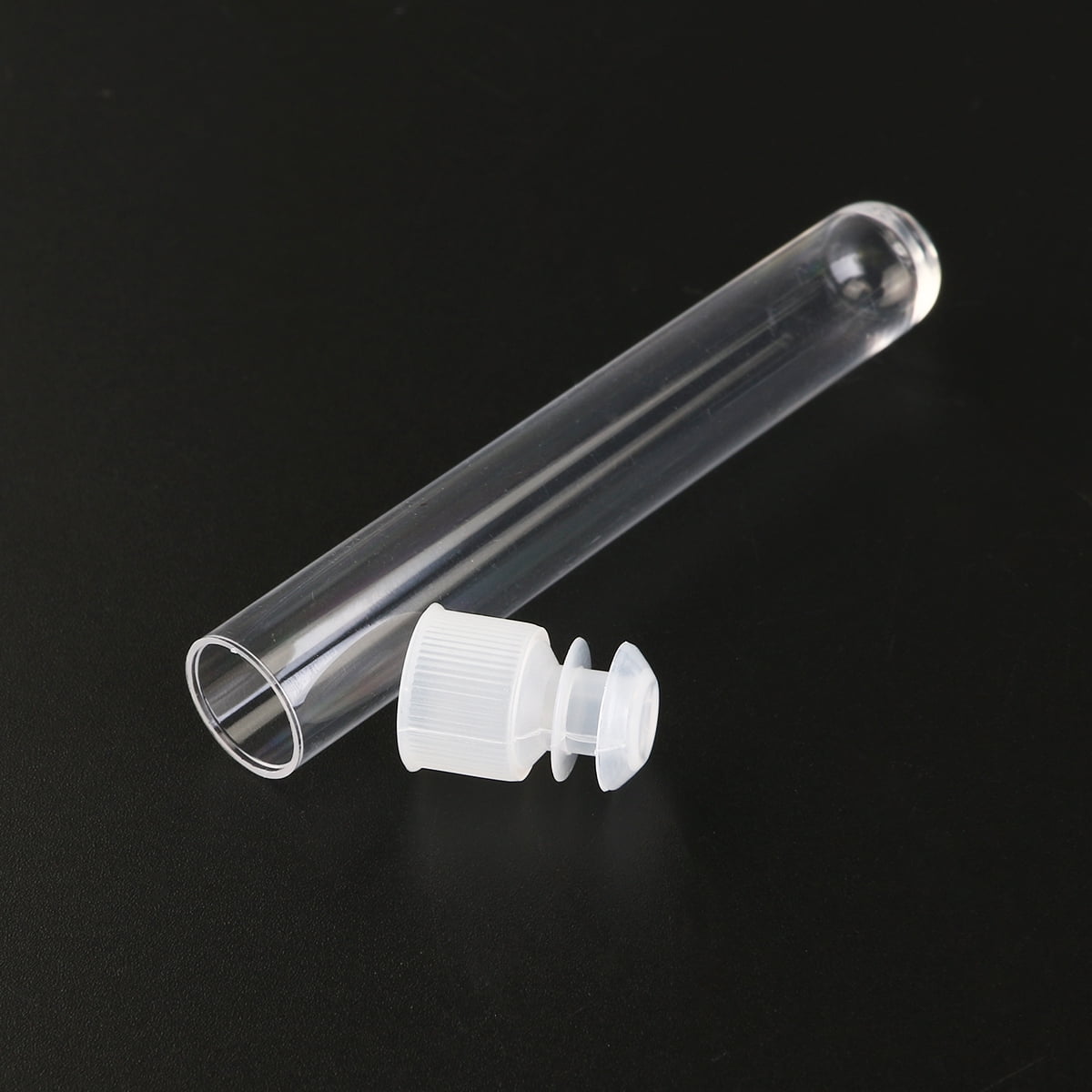 Melantax 25pcs 5ml Plastic Sample Test Tube Gift Tube with Cap ...