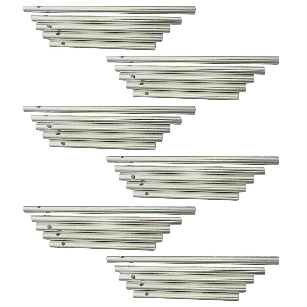 Melantax 30 Pieces Wind Chime Tubes of Different Lengths Set Silver ...