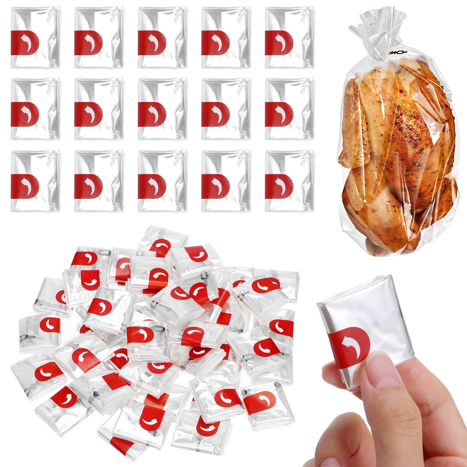 Melantax 50 pieces of baking bags microwave bags toast bags high ...