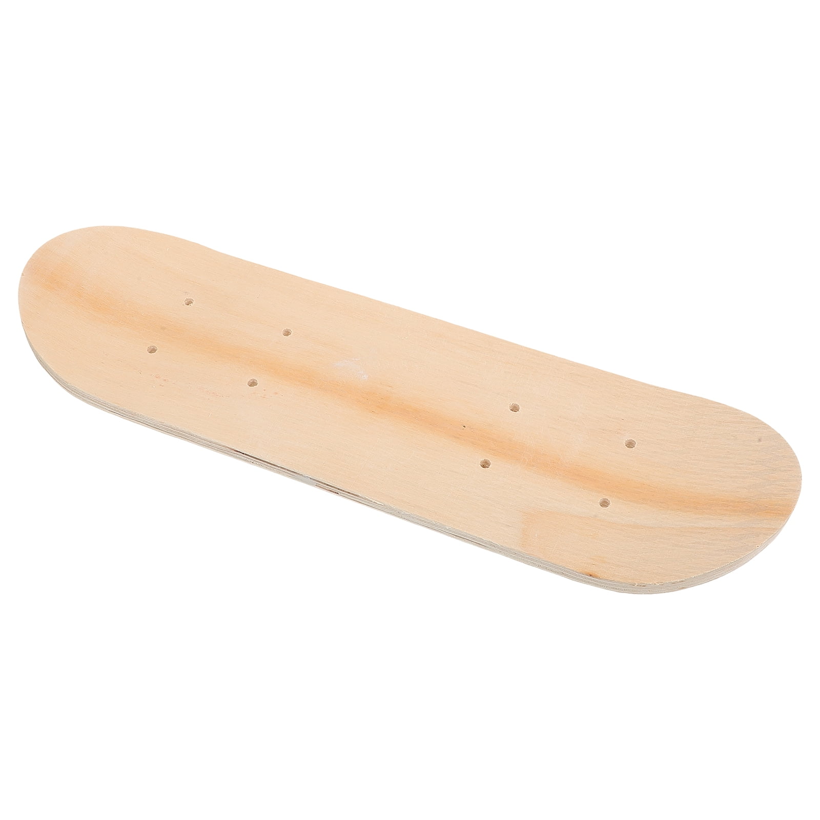 OUNONA DIY Blank Skateboard Deck for Customizing Sturdy Wood Beige ...