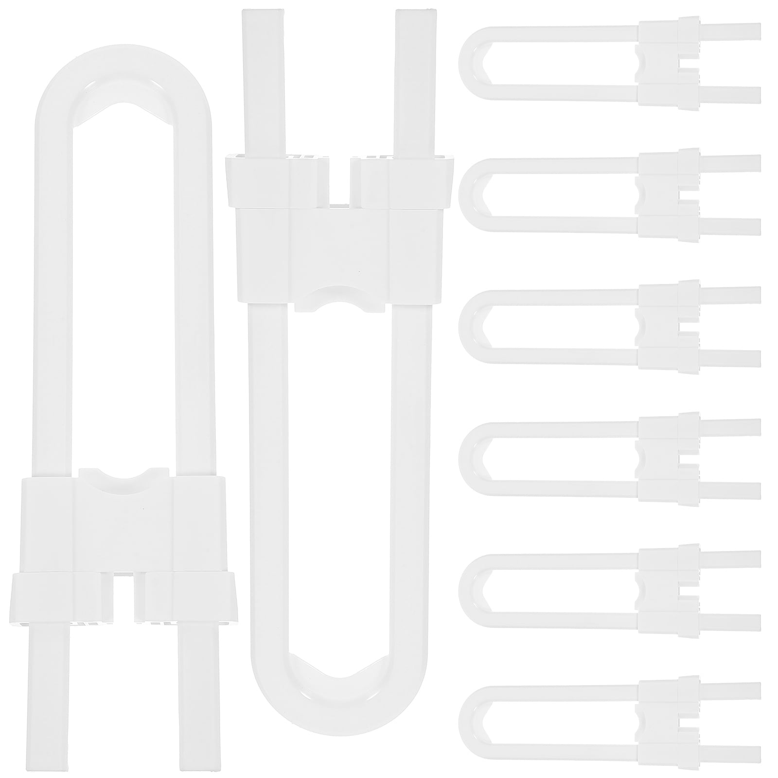 Melantax Case Pack Child Safety Sliding Cabinet Locks U-Shaped Child ...