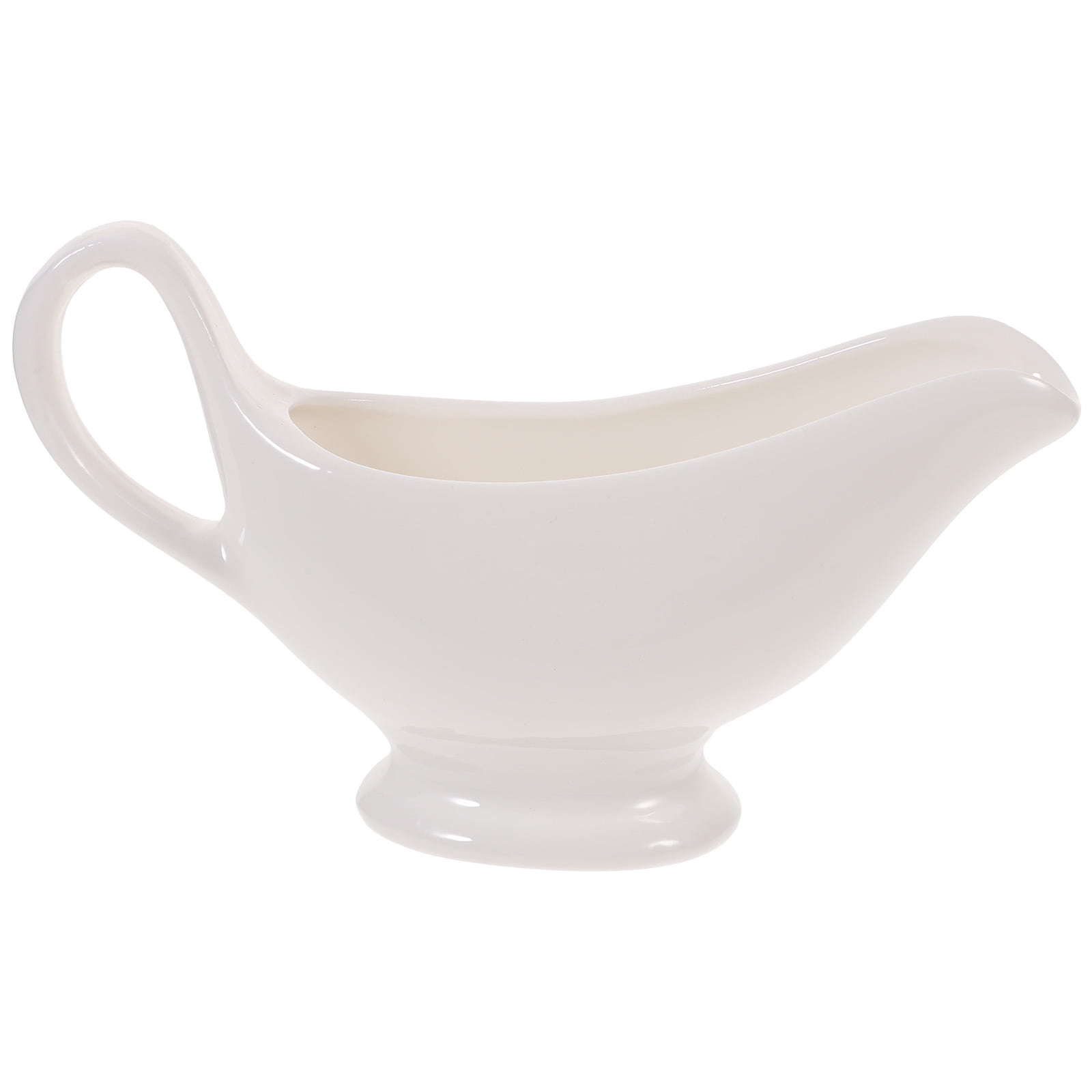 OUNONA Ceramic Gravy Boat 1Pc with Elegant Shape for Daily Use in ...
