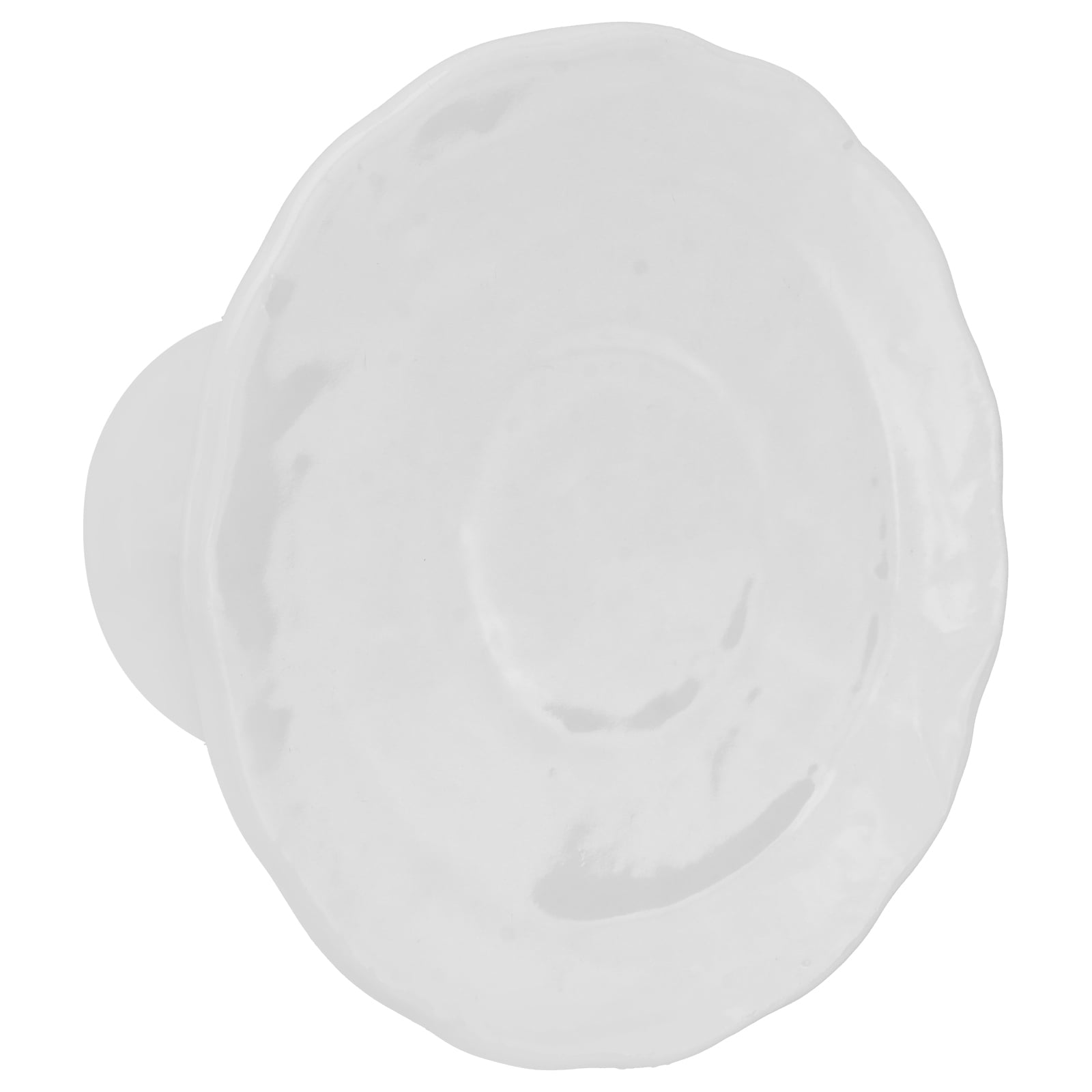 Melantax Ceramic white cake plate simple cake stand exquisite wedding ...