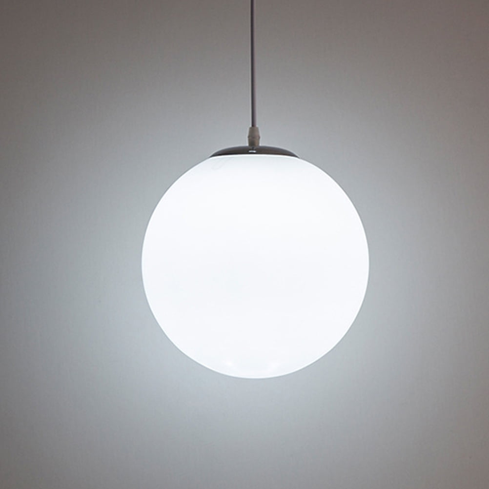 Melantax Large Hanging Glass Ball Chandelier White Glass Suspension ...