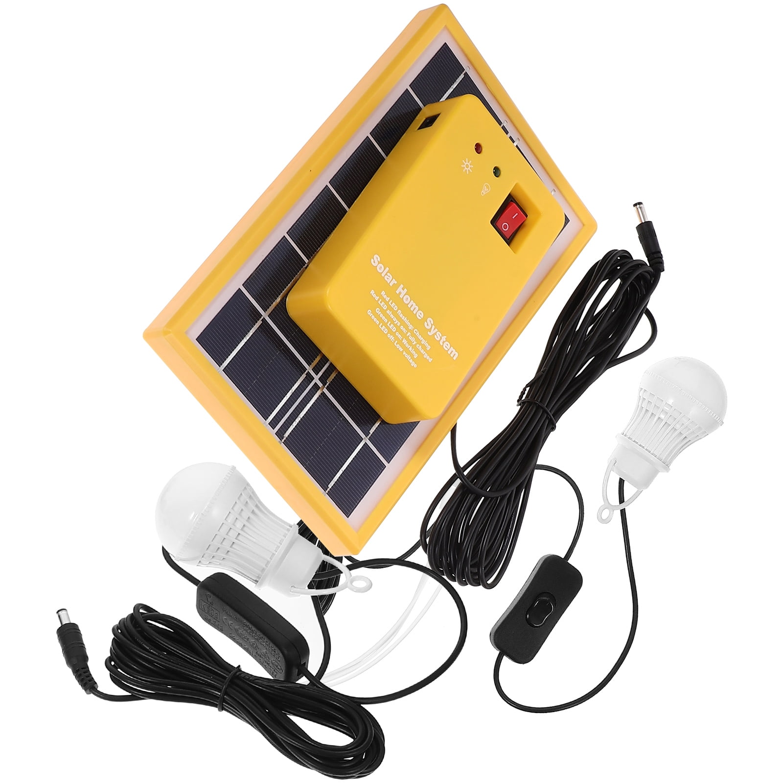Melantax Outdoor Portable Solar Home System Kit DC Solar Panel ...