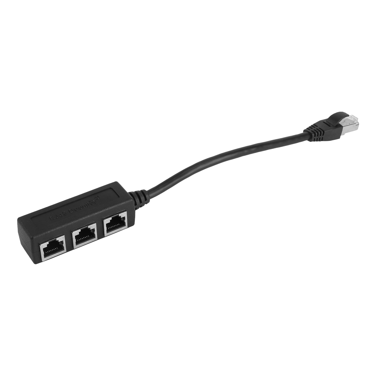 Melantax RJ45 Ethernet Cable Adapter Splitter 1 Male to 3 Female Ports ...