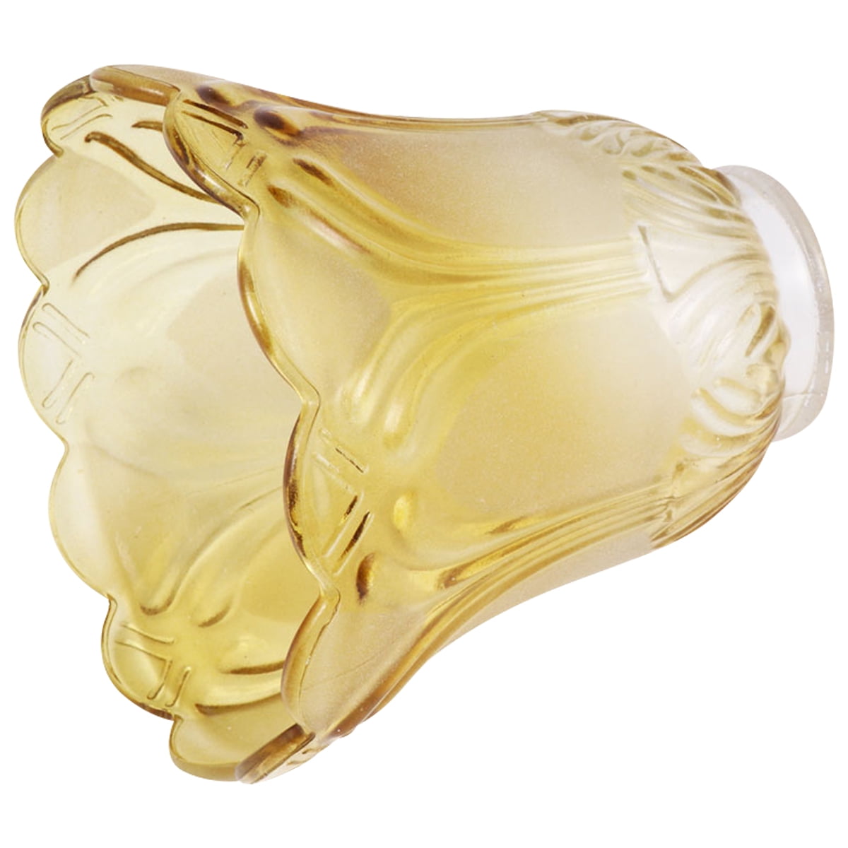 Melantax Replaceable glass lampshade gold transparent lampshade table ...