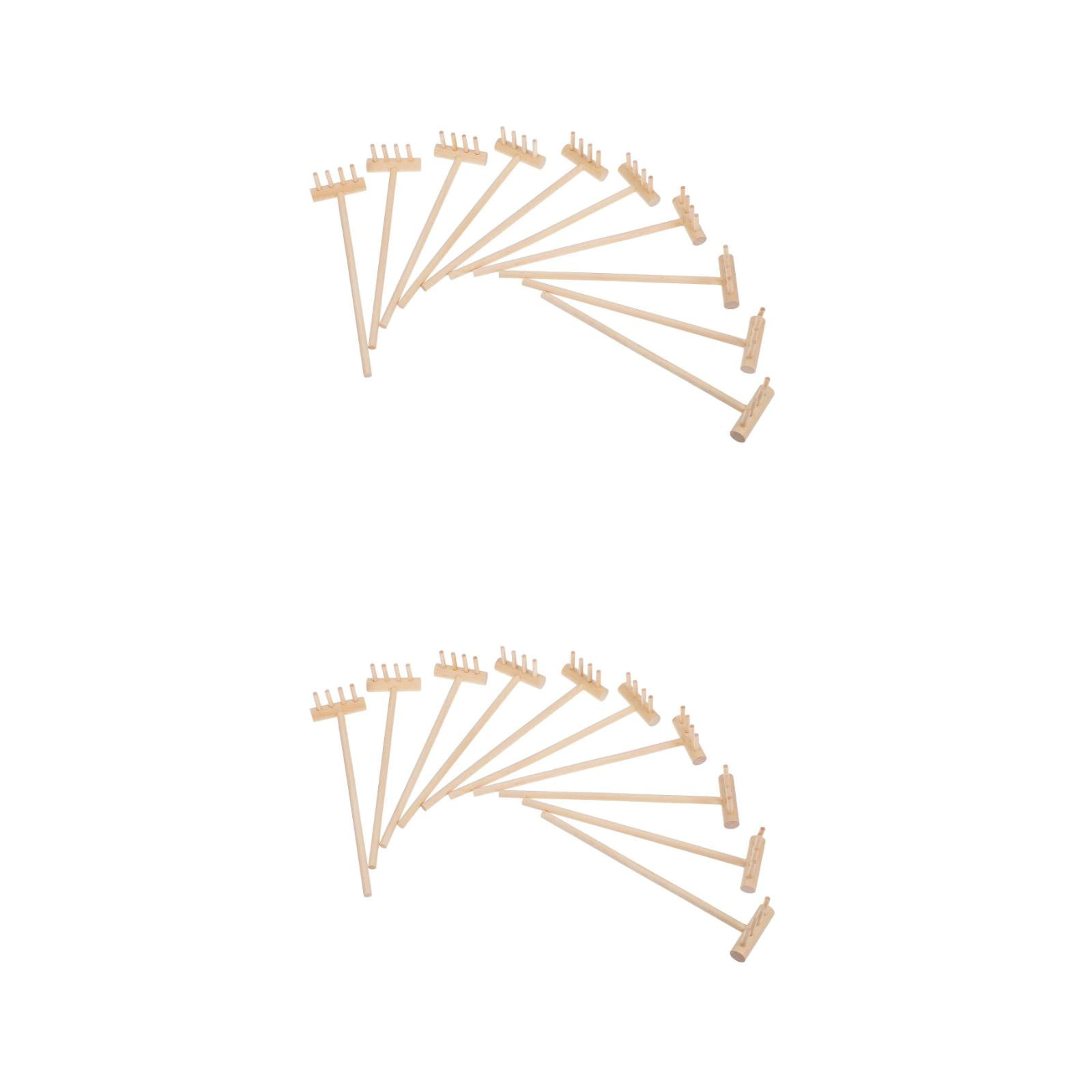 Melantax Set of 20 unique zen garden rakes made of durable bamboo for ...