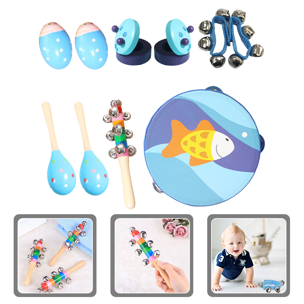 OUNONA Blue Toddler Percussion Toy for Indoor Fun and Learning Musical ...