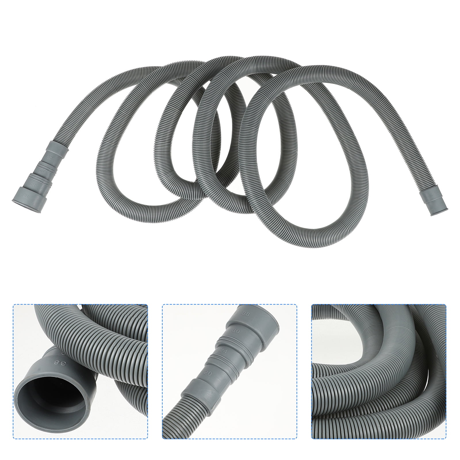 Washing Machine Hose U Shape Water Inlet PVC Hose for Washer - Walmart.com