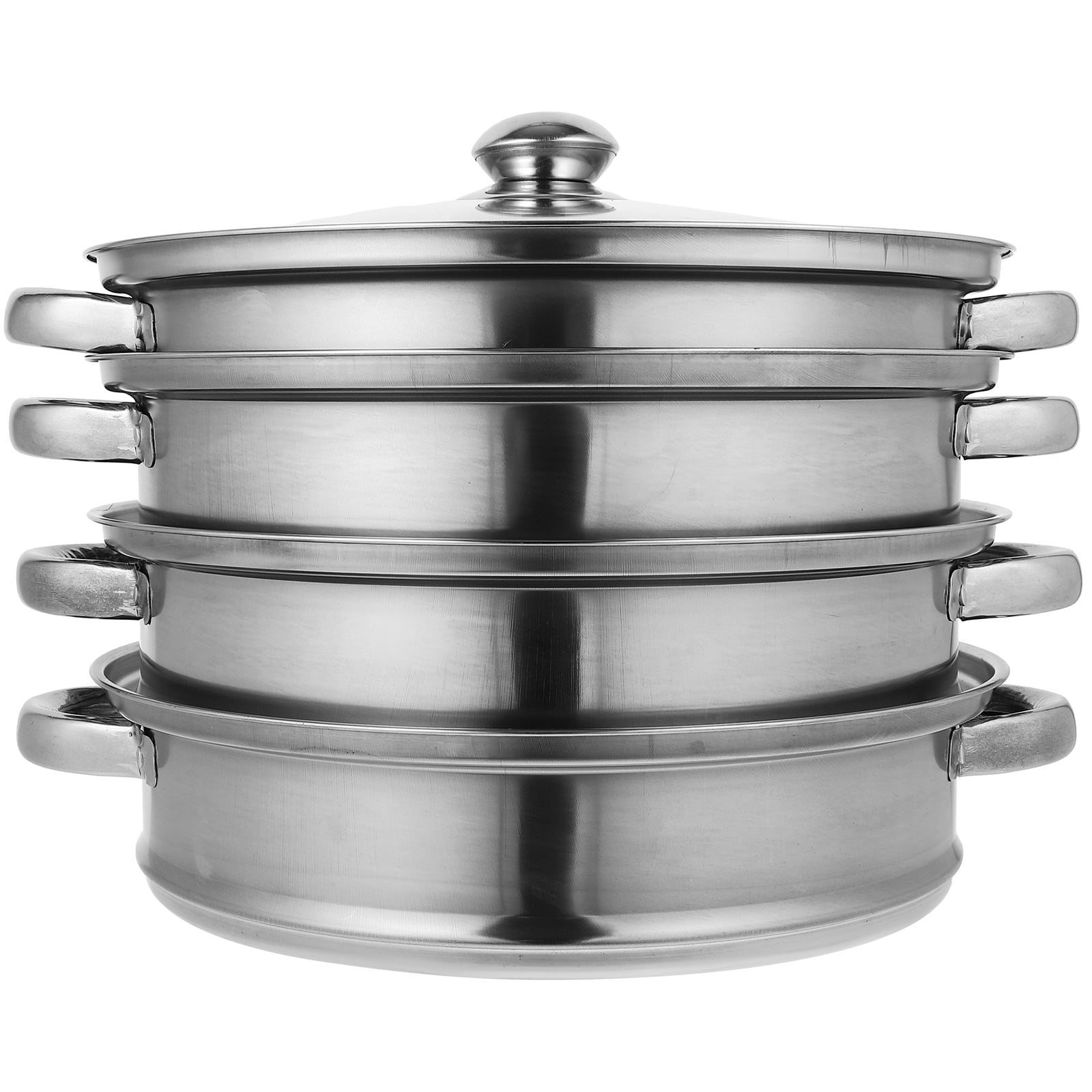 Melantax x Stainless steel multi-purpose pot (four-layer, extra thick ...