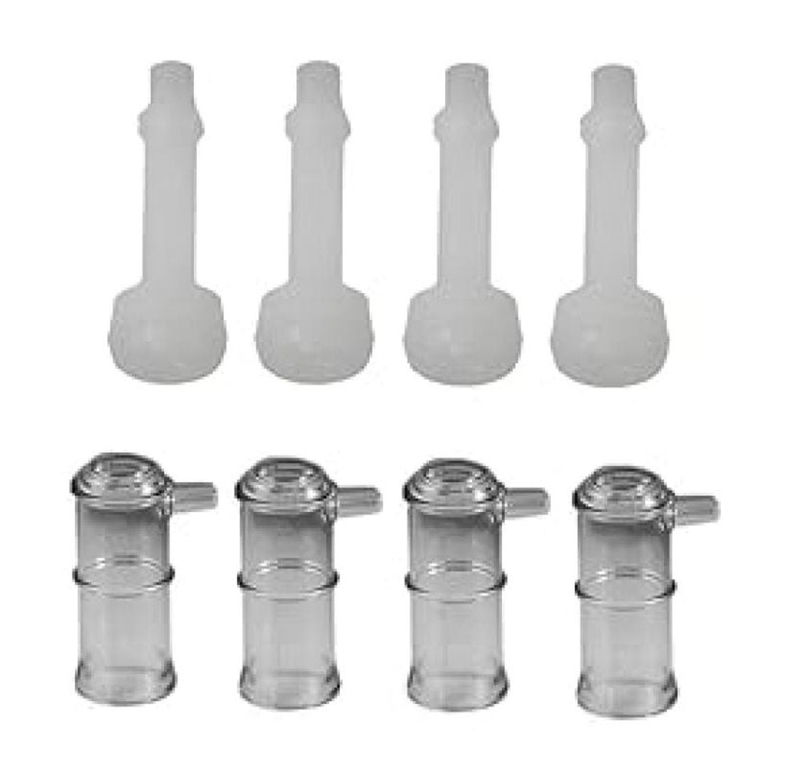 Melasty Dwarf Goat Milker Shell & Liners - 4PC Set for Nigerian Dwarf ...