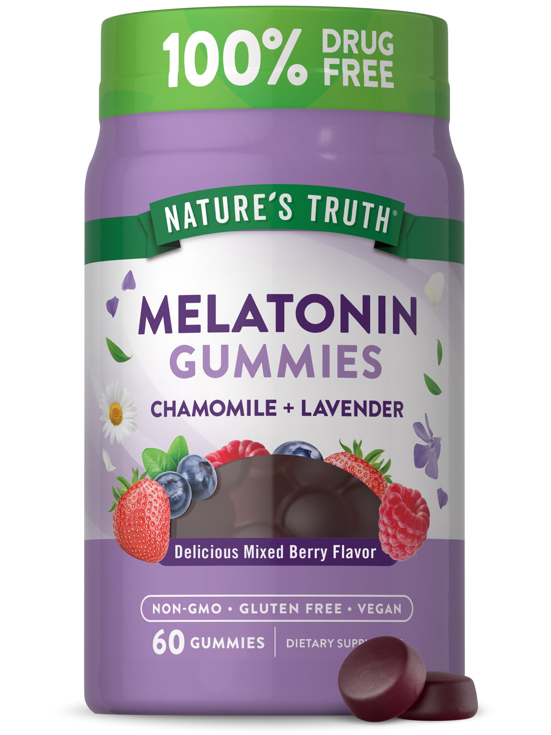 Melatonin Gummies | 60 Count | Berry Flavor | for Men and Women | by ...