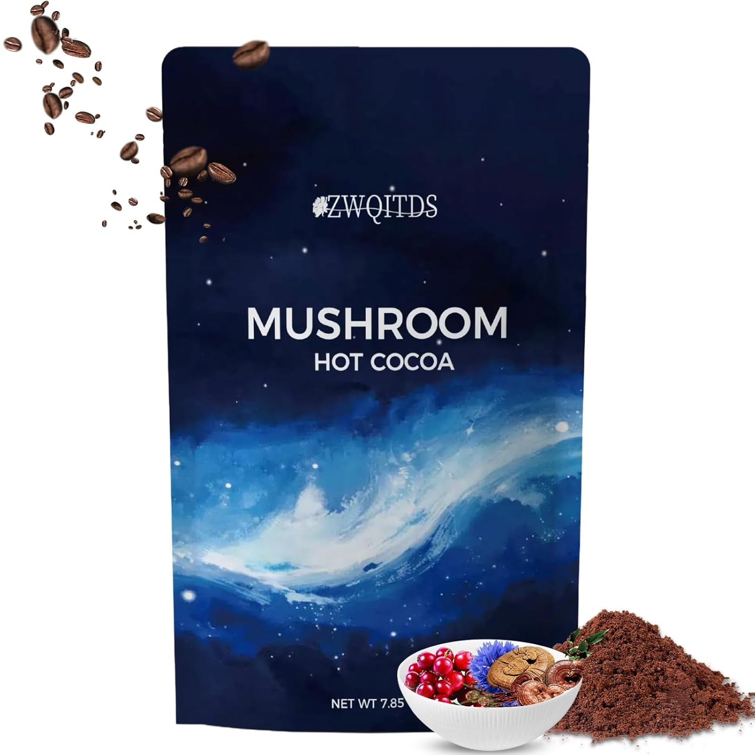 Melatonin Mushroom Hot Cocoa – Keto Formula with Reishi, Glycine ...